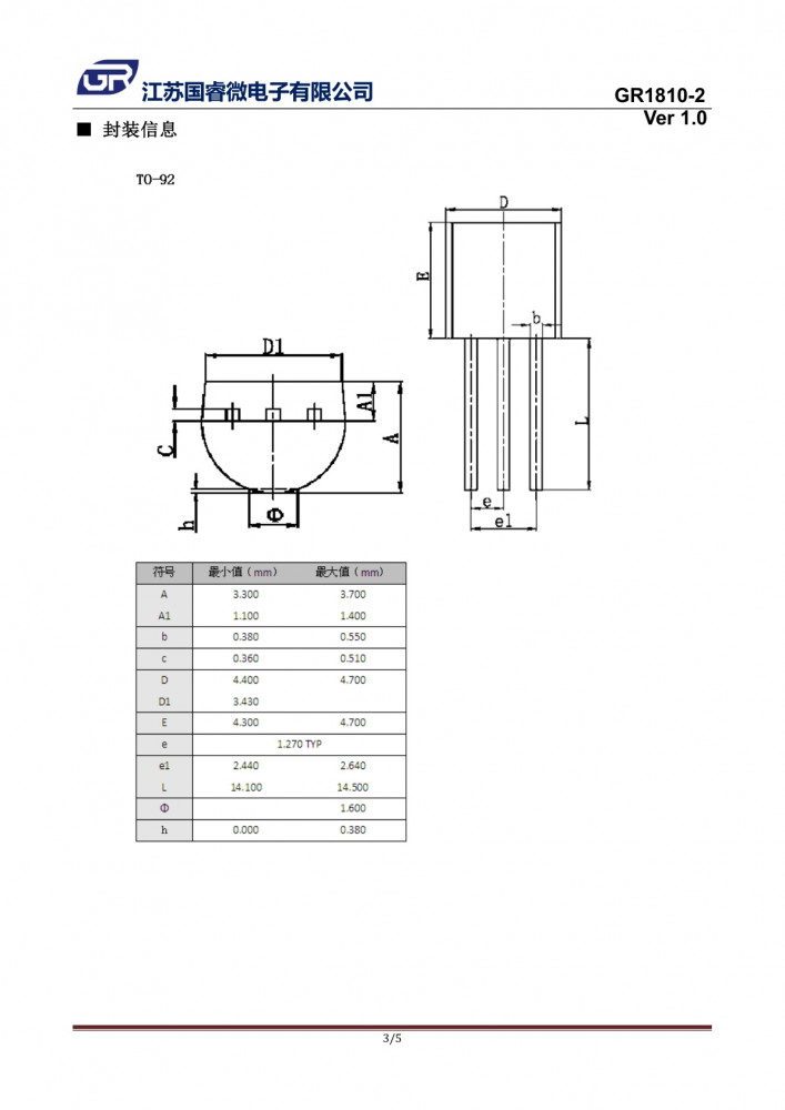 GR1810-2 datasheet page 3