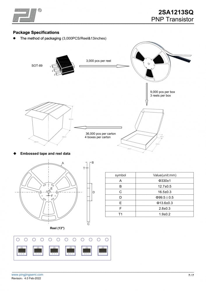 2SA1213SQ-Y datasheet page 7
