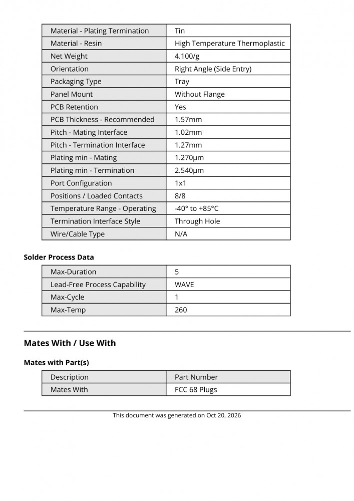 MOLEX 432028817 technical document image 3