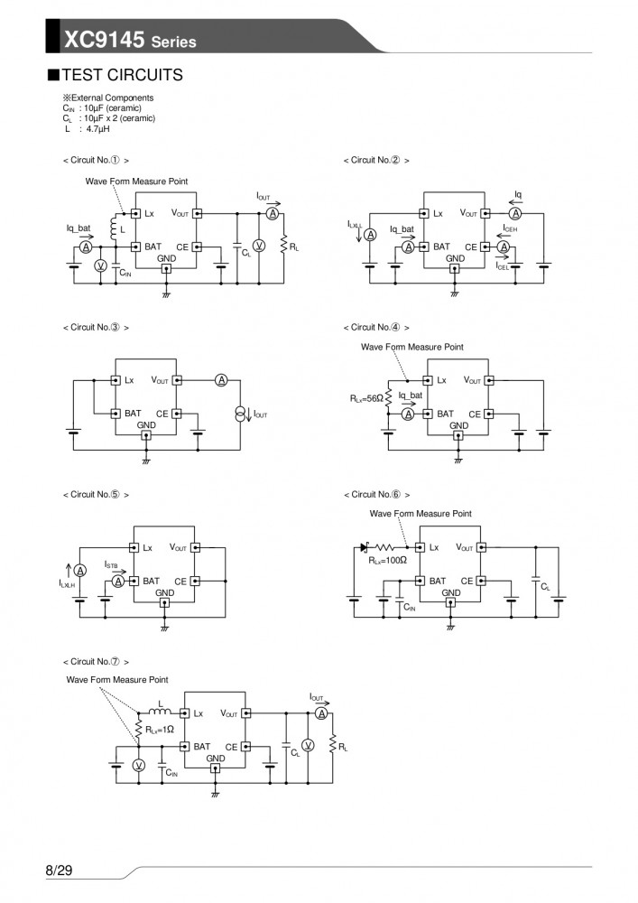 XC9145 datasheet page 8