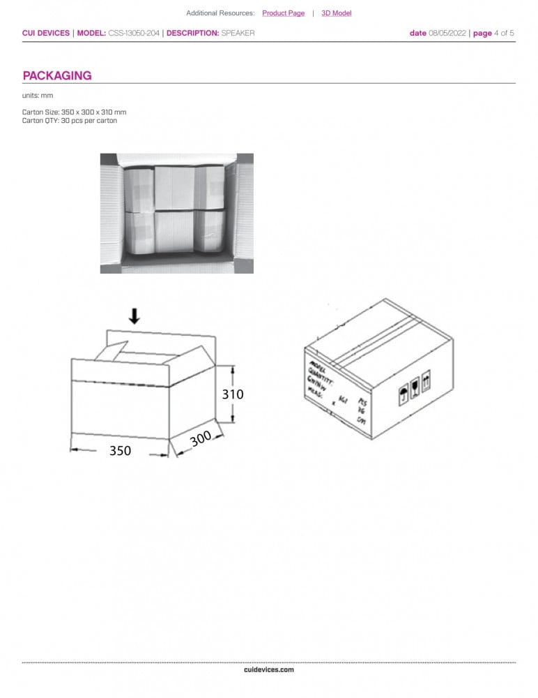 CSS-13050-204 datasheet page 4