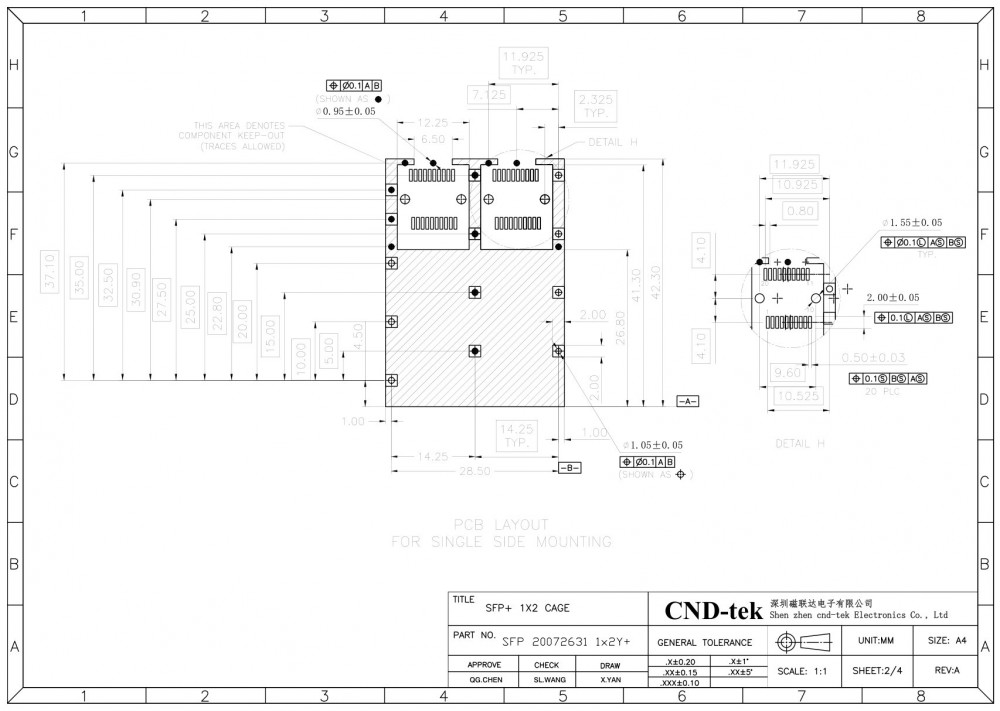 SFP 20072631 1x2Y+ drawing page 2
