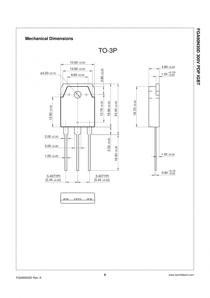 FGA90N30DTU datasheet page 8