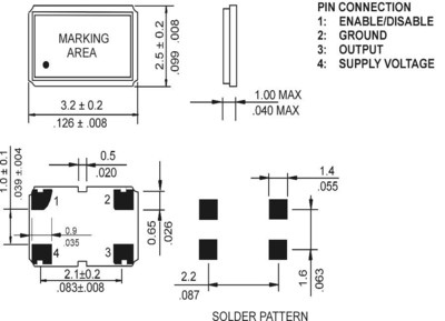 Raltron COM13025-3.6864-EXT-T-TR for sale