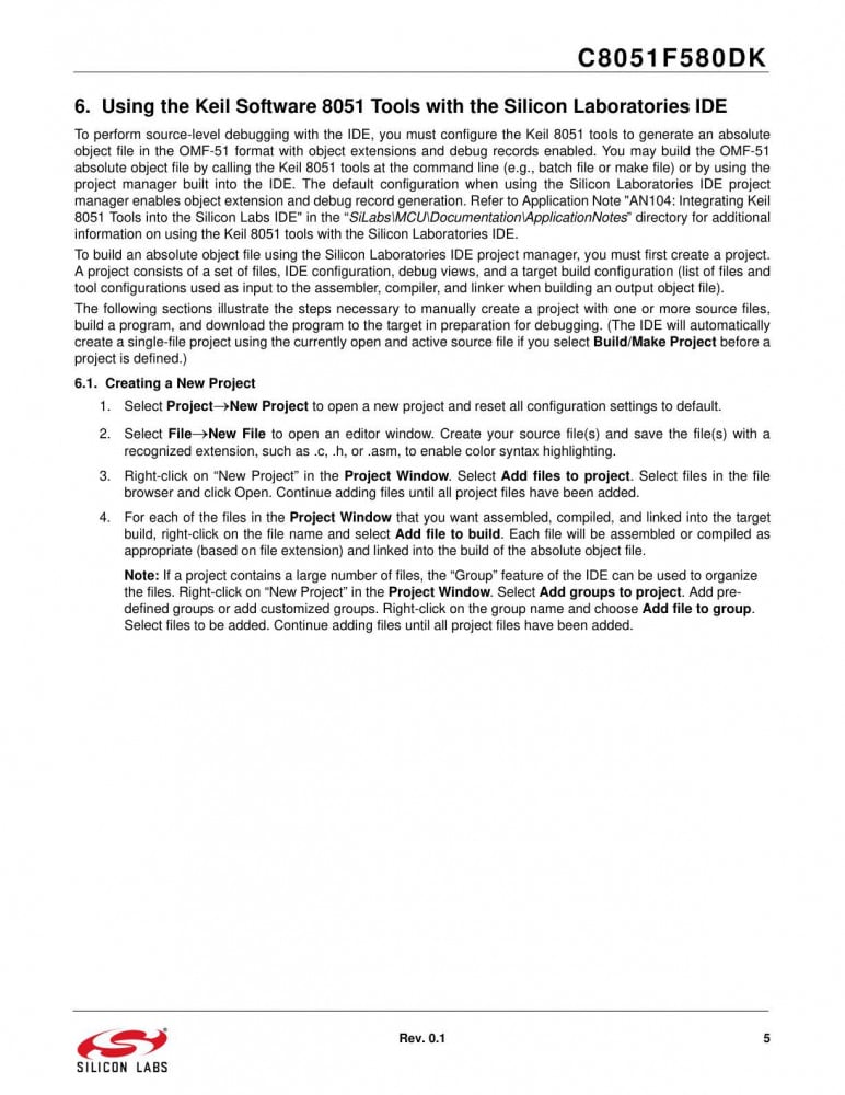 C8051F580DK document page 5