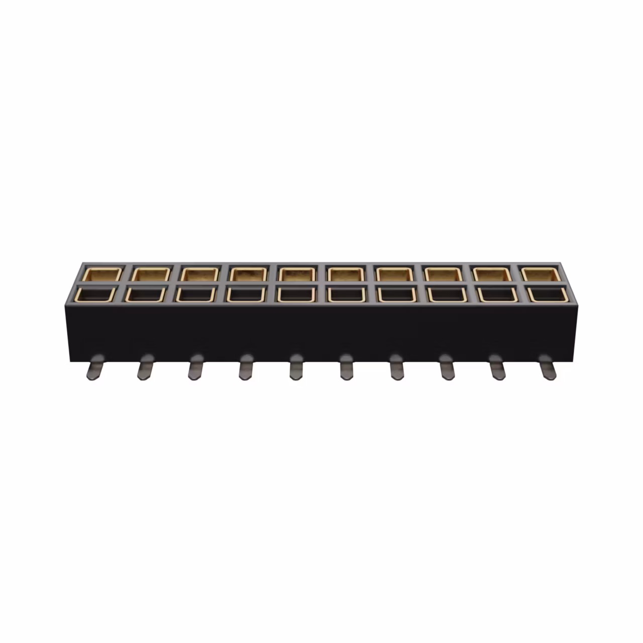 2.00mm Pitch Milli-Grid Receptacle, Surface Mount, Bottom Entry, 0.76µm Gold (Au) Plating, 20 Circuits, Tube, Lead-Free for sale