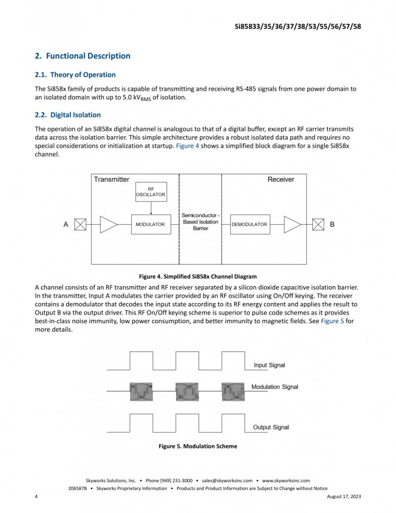 SI858x datasheet page 4