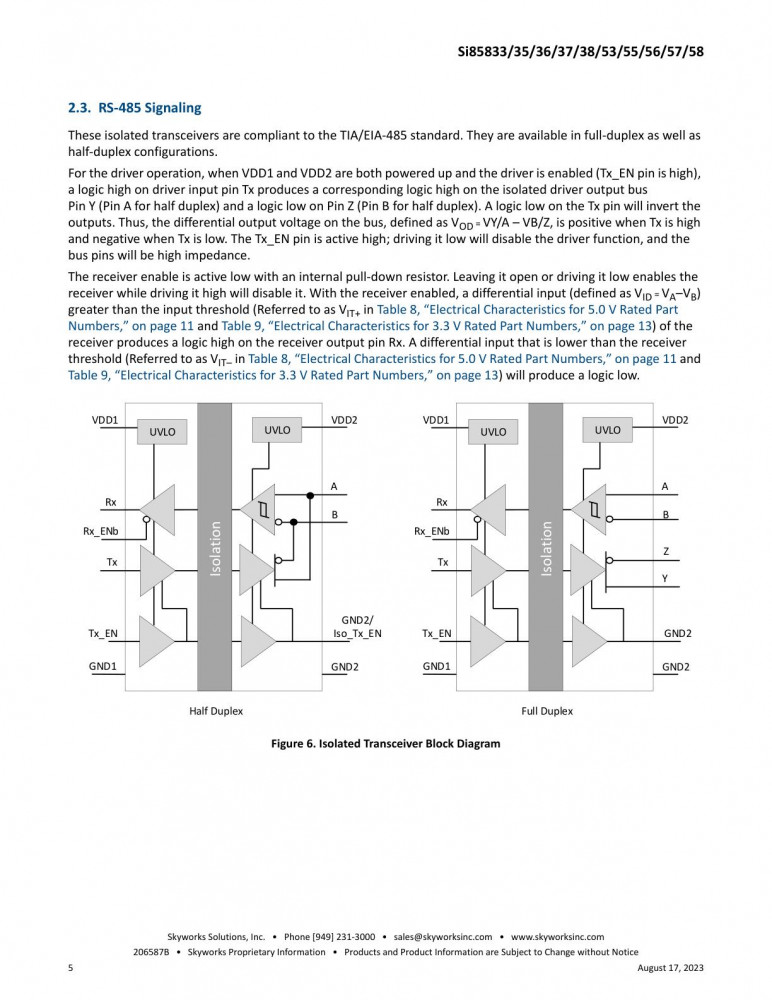 SI858x datasheet page 5