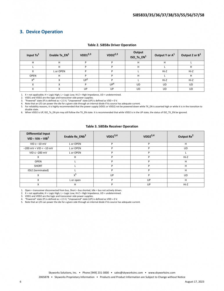 SI858x datasheet page 6