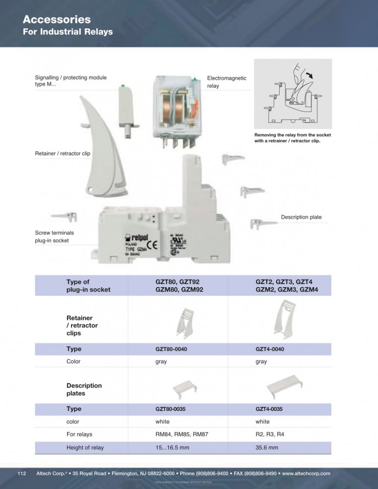 Altech GZT92 technical document page 3
