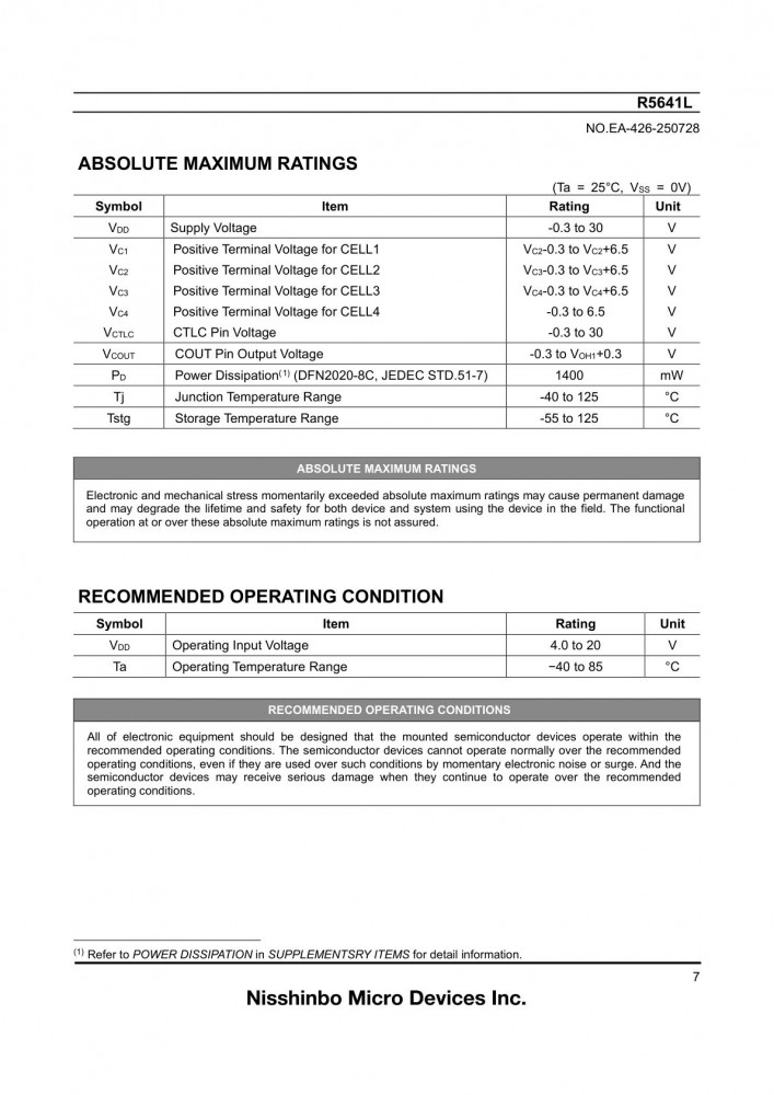 R5641L datasheet page 7