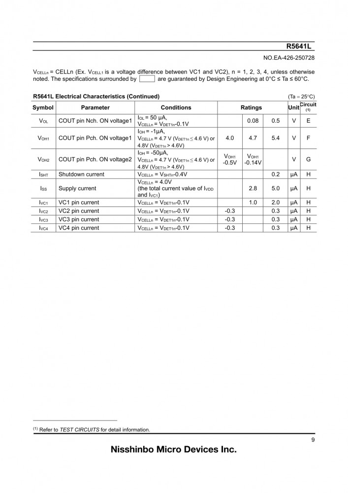 R5641L datasheet page 9