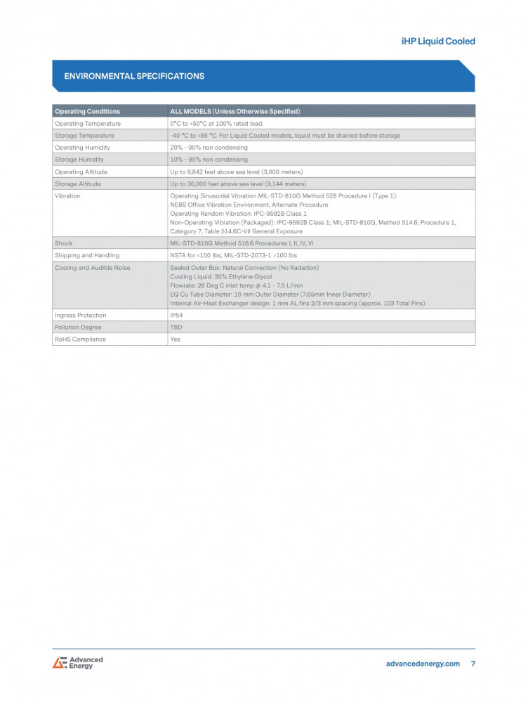 iHP liquid-cooled power system document page 7