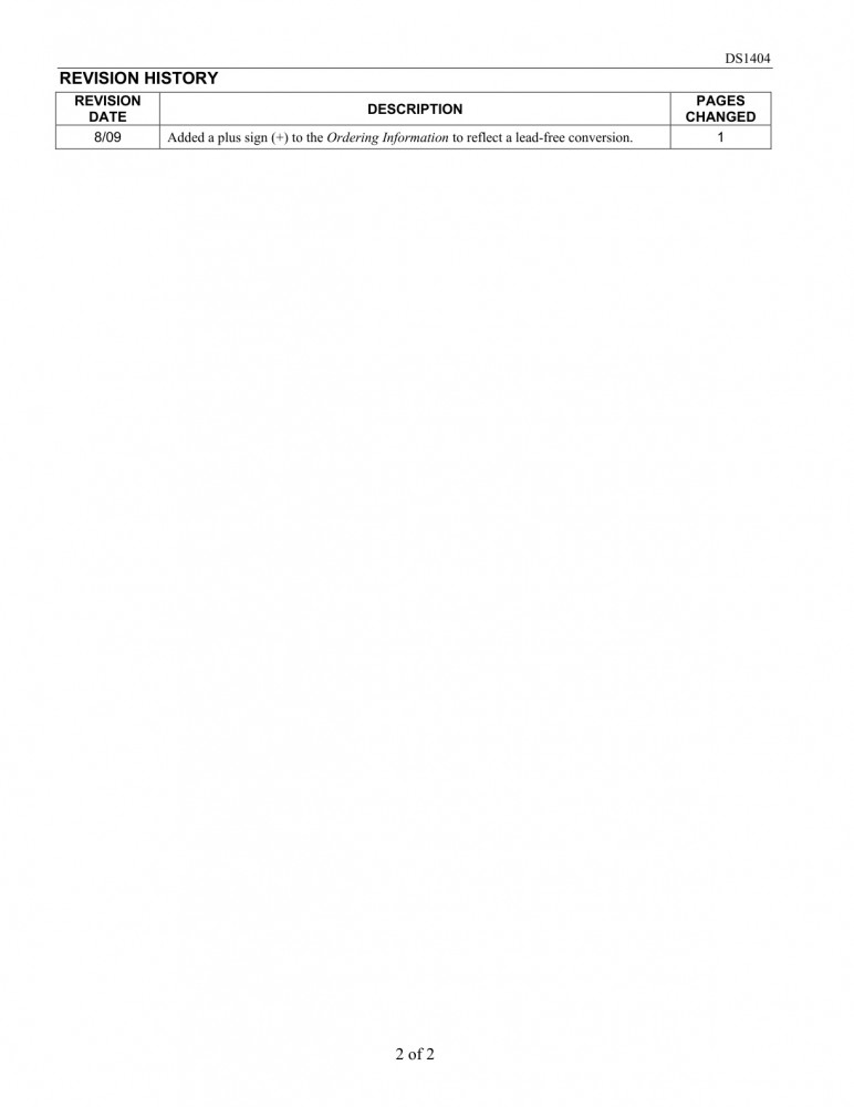 DS1404+ technical document page 2