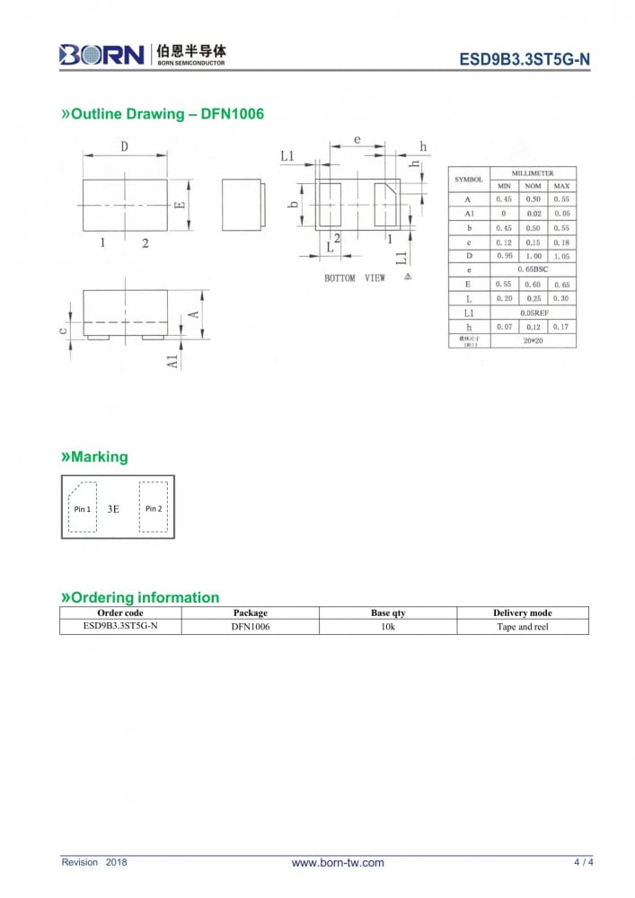 ESD9B3.3ST5G-N datasheet page 4