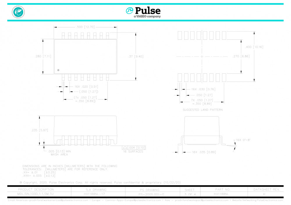 HX1188NL datasheet page 3