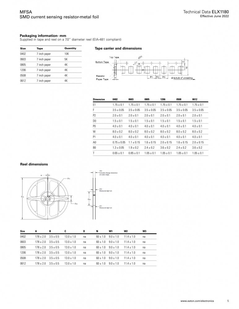 EATON MFSA datasheet page 5