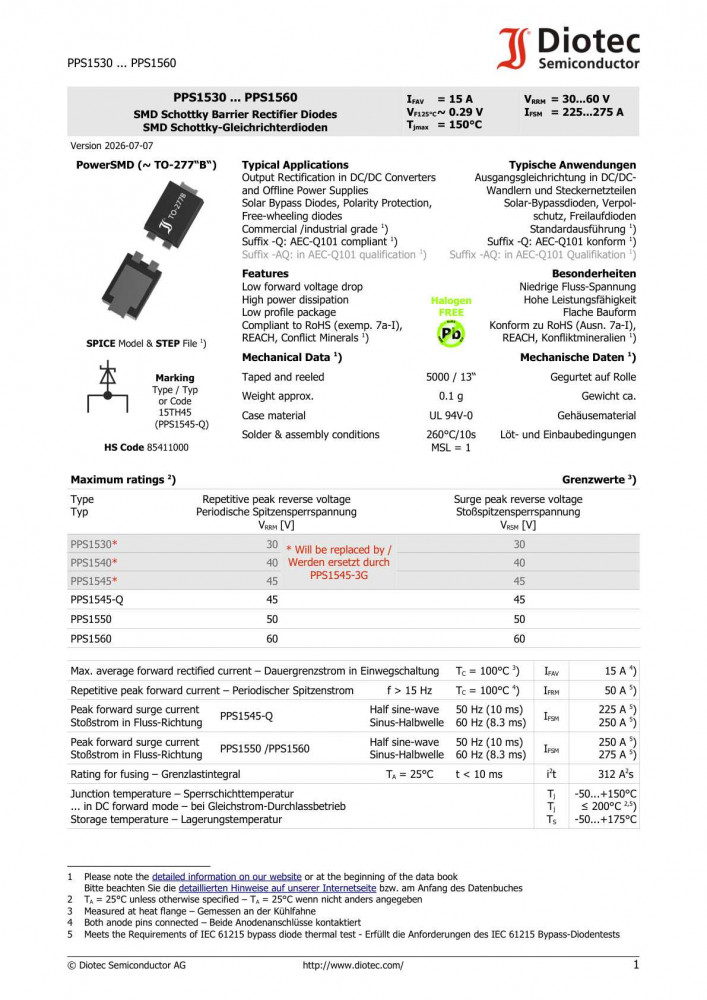 PPS1550 technical document image, page 1
