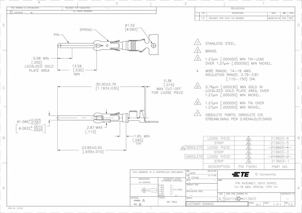 TE Connectivity 213603-5 technical drawing preview