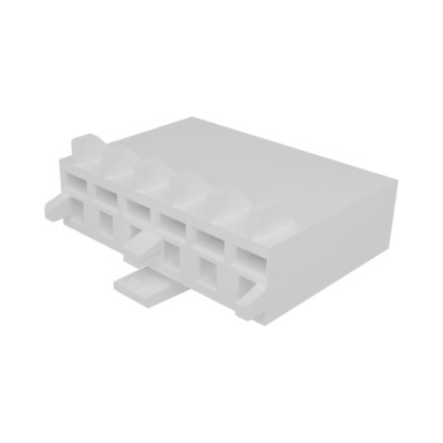 KK 396 Housing, 6 Circuits, Keying at All Circuits, Nylon, Natural (White) for sale