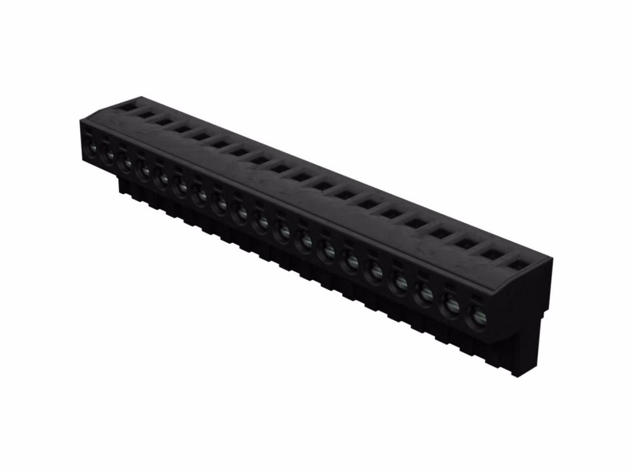5.08mm Pitch Eurostyle Horizontal Plug, Gold (Au) Plated, Black, 19 Circuits for sale