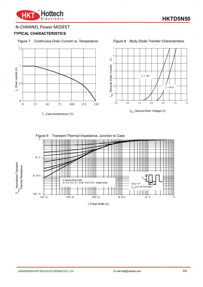 HKTD5N50 datasheet page 4