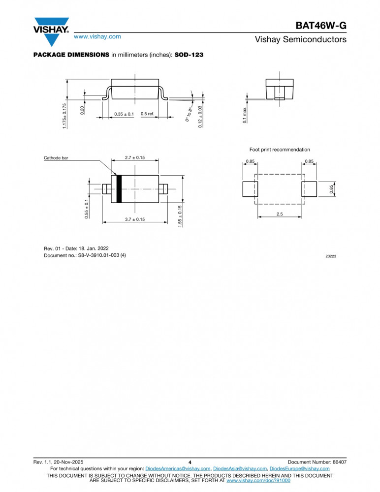 BAT46W-G3- datasheet page 4