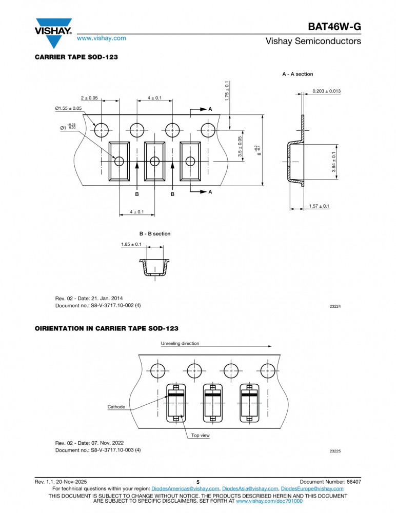 BAT46W-G3- datasheet page 5