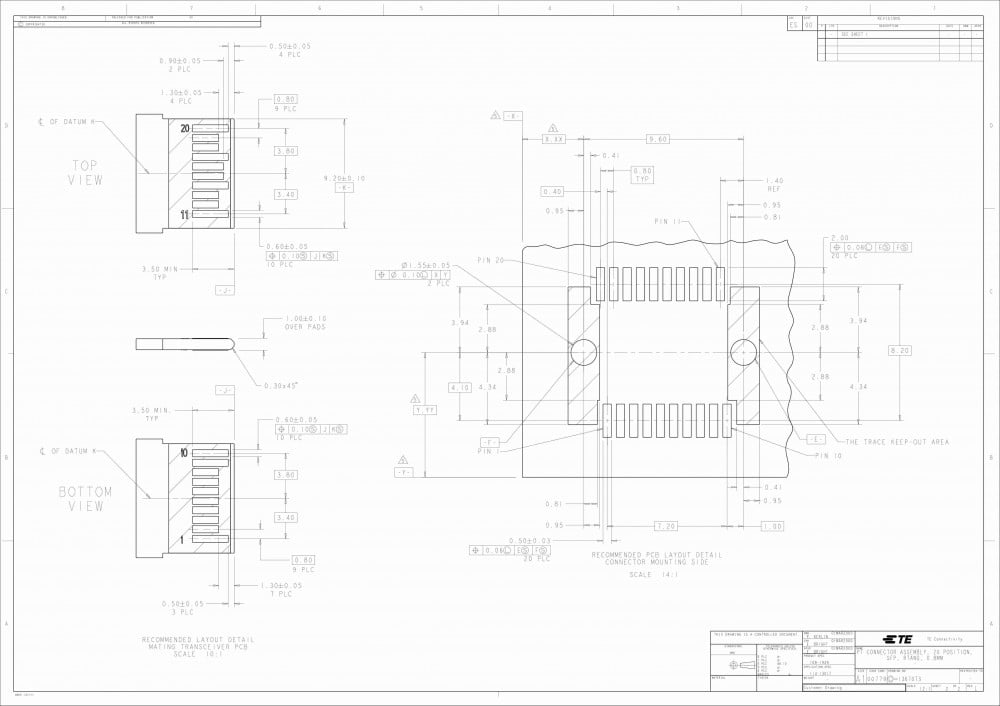 TE Connectivity 1367073 drawing page 2