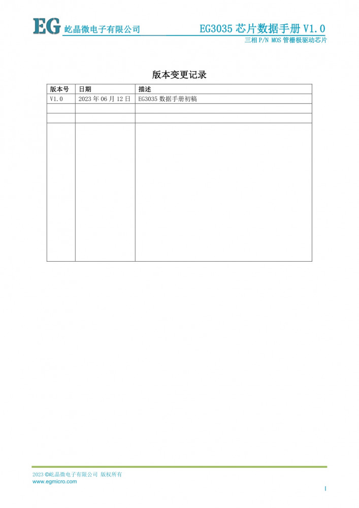 EG3035 datasheet page 2