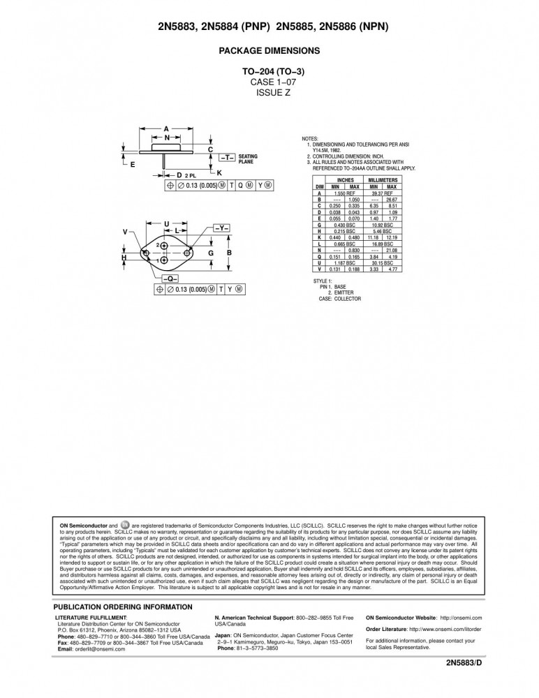 2N5886 datasheet page 6