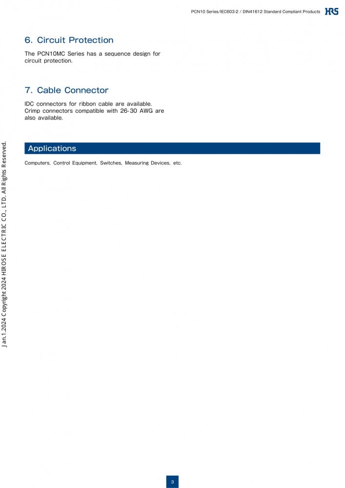 HRS PCN10 datasheet page 3