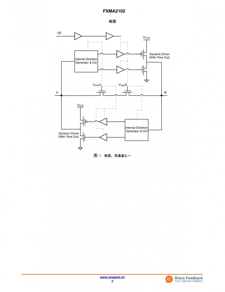 FXMA2102 datasheet preview, page 2