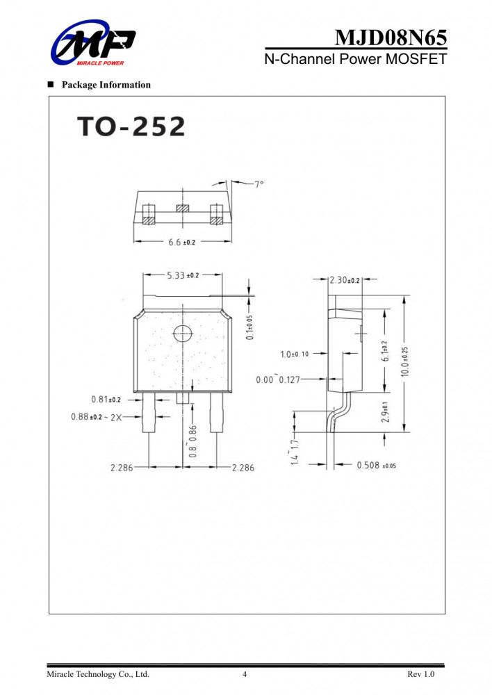 MJD08N65 datasheet page 4