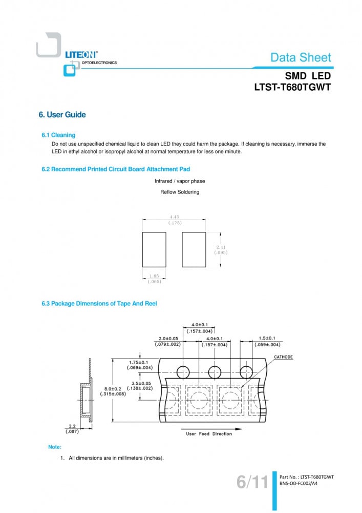 LTST-T680TGWT datasheet page 7