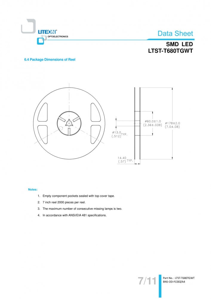 LTST-T680TGWT datasheet page 8
