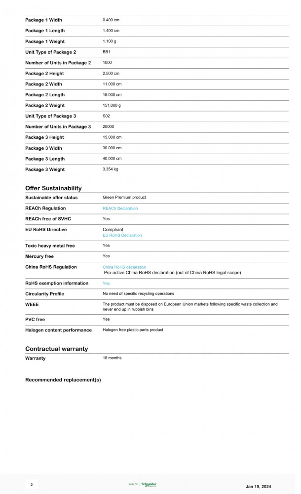 Schneider DZ5CE020 technical document page 2