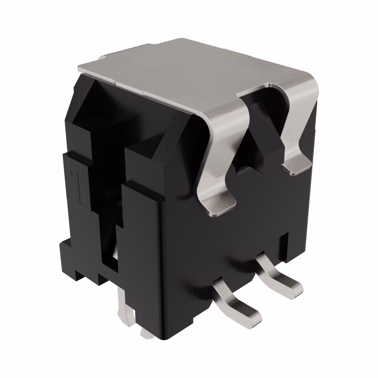 Micro-Fit 3.0 Vertical Header, 3.00mm Pitch, Dual Row, 10 Circuits, Straight Tail, with PCB Polarizing Peg, 0.38µm Gold Plating, Glow-Wire Capable, Black, Tape and Reel, with Pick and Place Cap