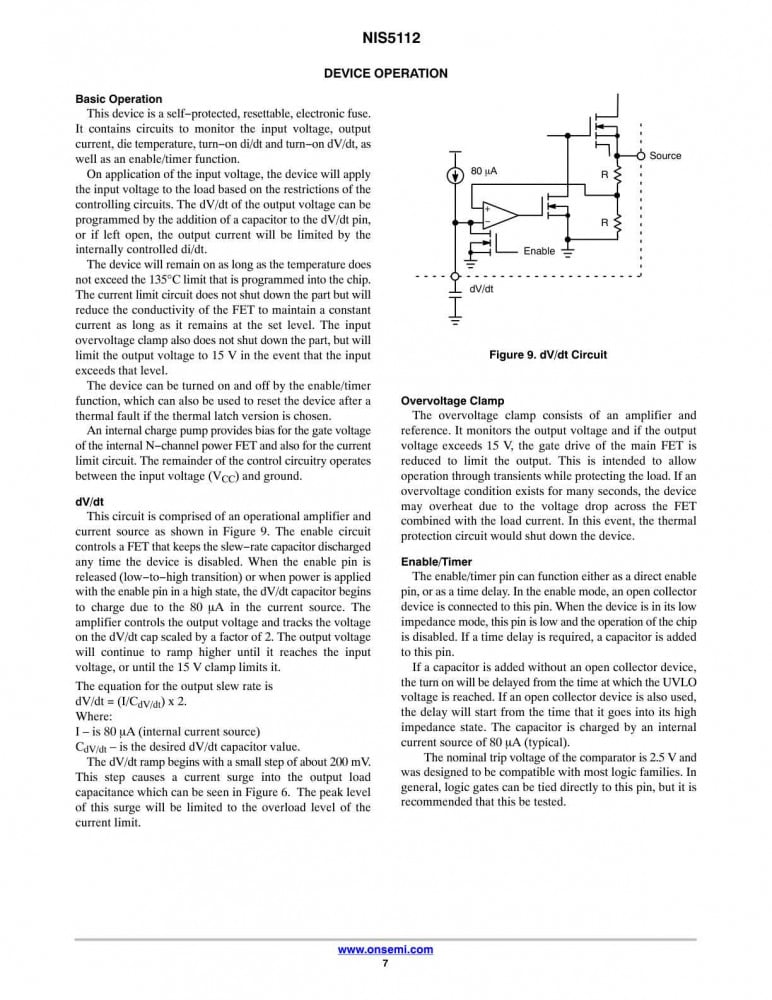 NIS5112 datasheet page 7