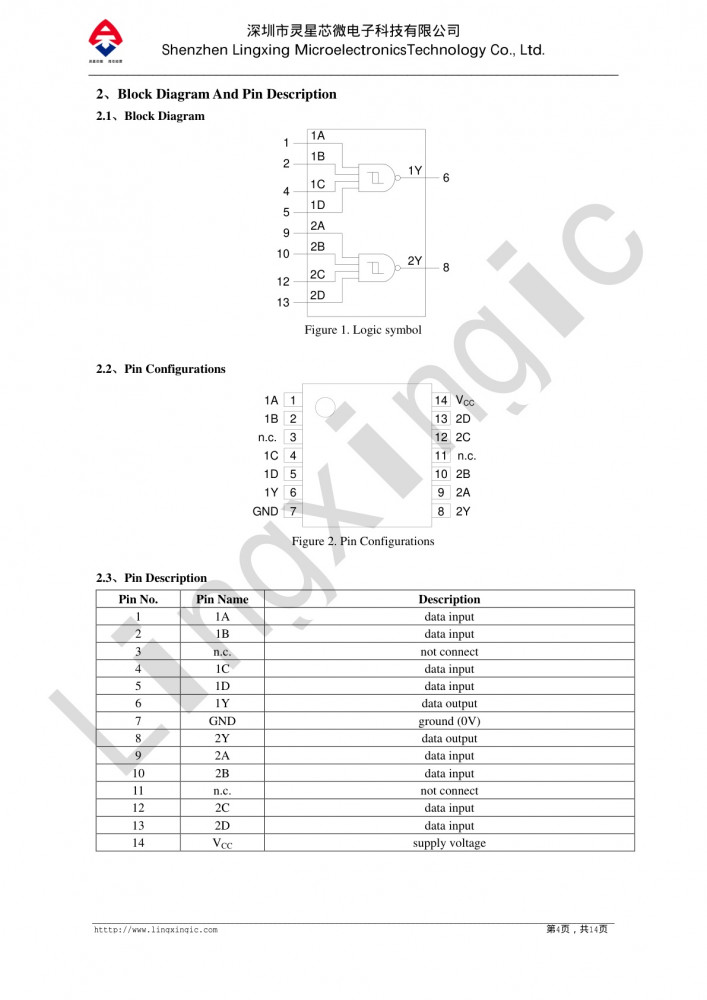 SN74HC13N(LX) datasheet page 4