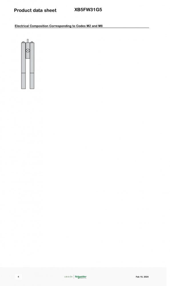 XB5FW31G5 technical document page 8