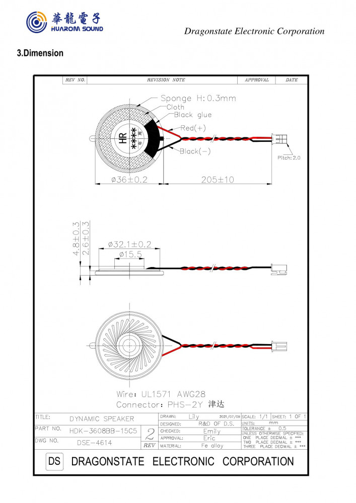 HDK-3608BB-15C5 approval document page 7
