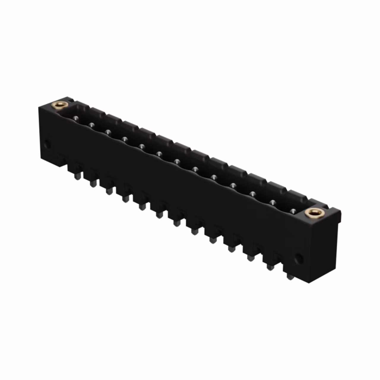 5.00mm Pitch Eurostyle Vertical PCB Header, with Threaded Retention Inserts, 13 Circuits for sale