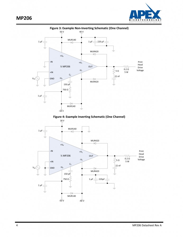 MP206KP datasheet page 4