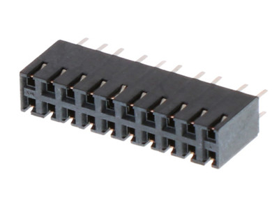 2.54mm Pitch C-Grid Receptacle, Through Hole, Dual Row, High Profile, Vertical, High-Temperature, 20 Circuits