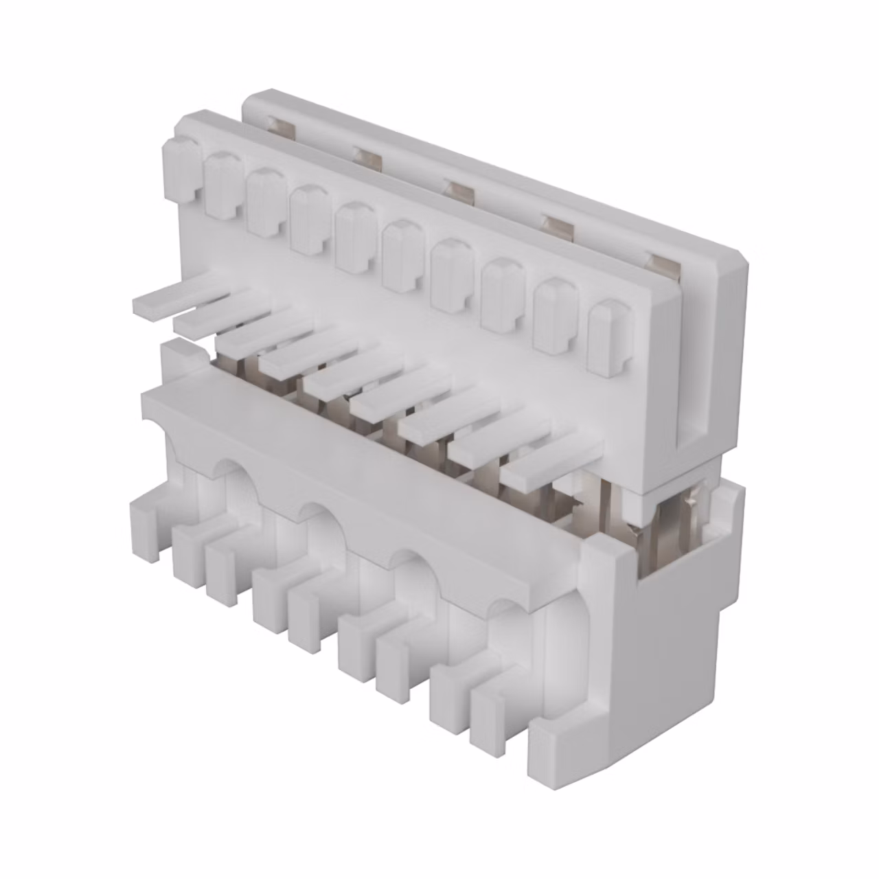Appli-Mate RAST Power IDT Housing, 5.00mm Pitch, Direct/Indirect, Female, 5 Circuits, Fully Coded, Open End Walls for sale