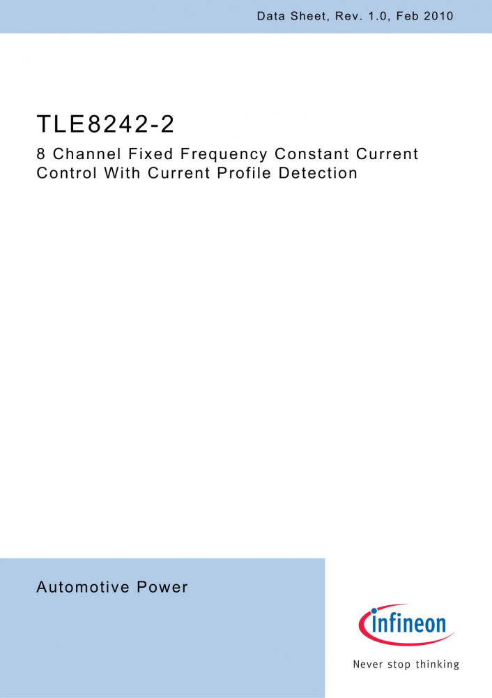 TLE82422LXUMA2 document page 1