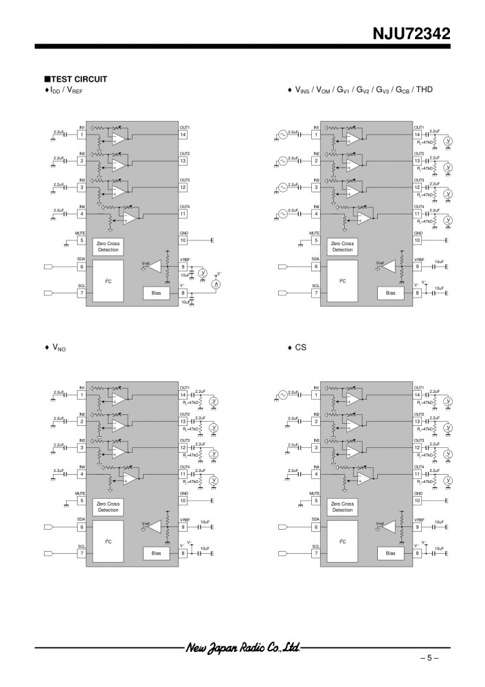 NJU72342 datasheet page 5