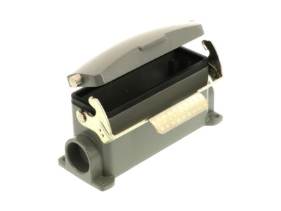 Heavy-Duty Standard (STD) Single Lever Surface Mount Housing, Die-cast Aluminum, with 1 Lever, with Cover, with Gasket, Size 24B «104x27», Pg21  Thread, Grey for sale