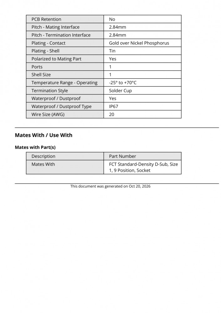 MOLEX 1727040082 technical document page 3